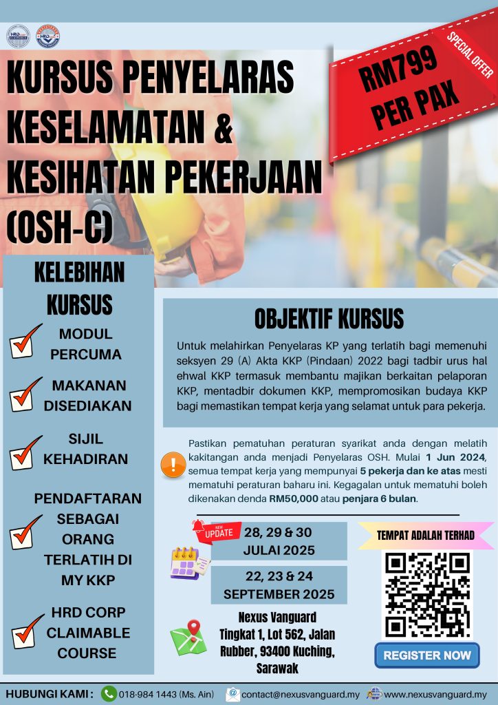OSH Coordinator Course Kuching - Nexus Vanguard